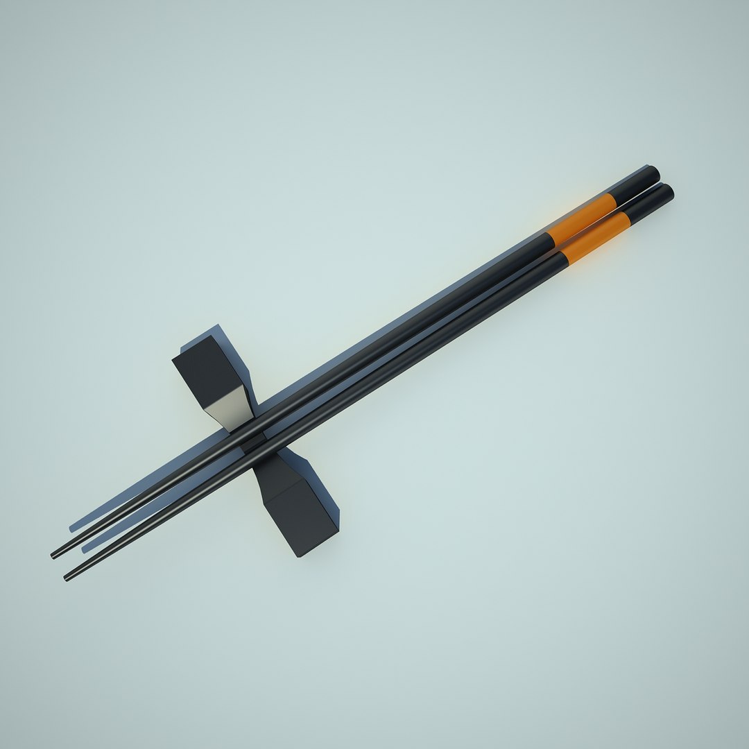 3d Model Sushi Sticks