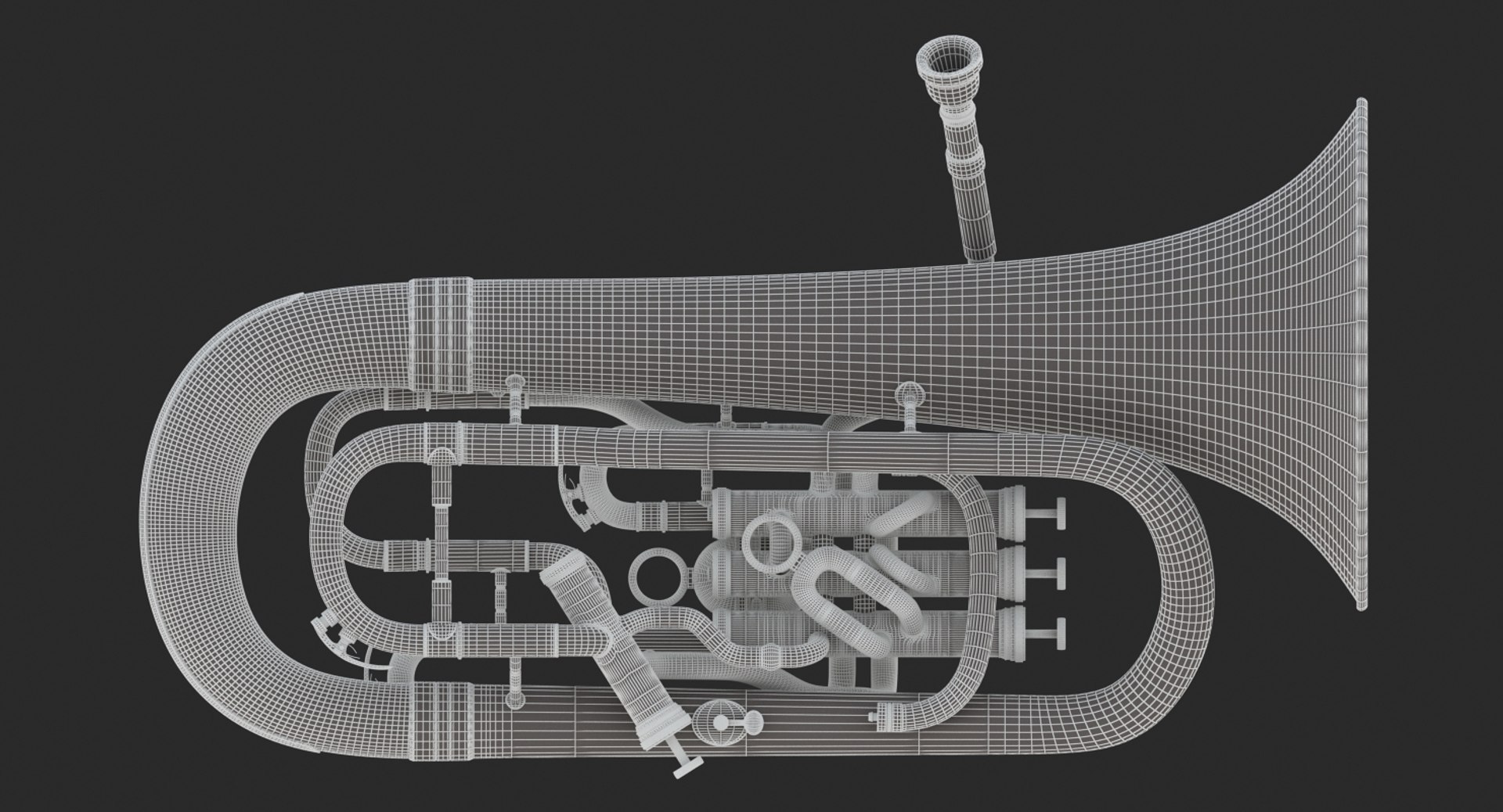 Euphonium 3D Model - TurboSquid 1321334