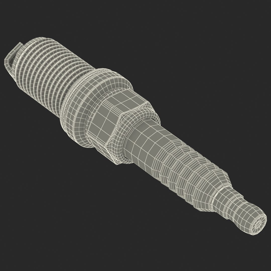 3d model spark plug