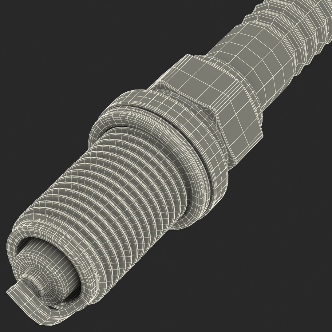 3d model spark plug