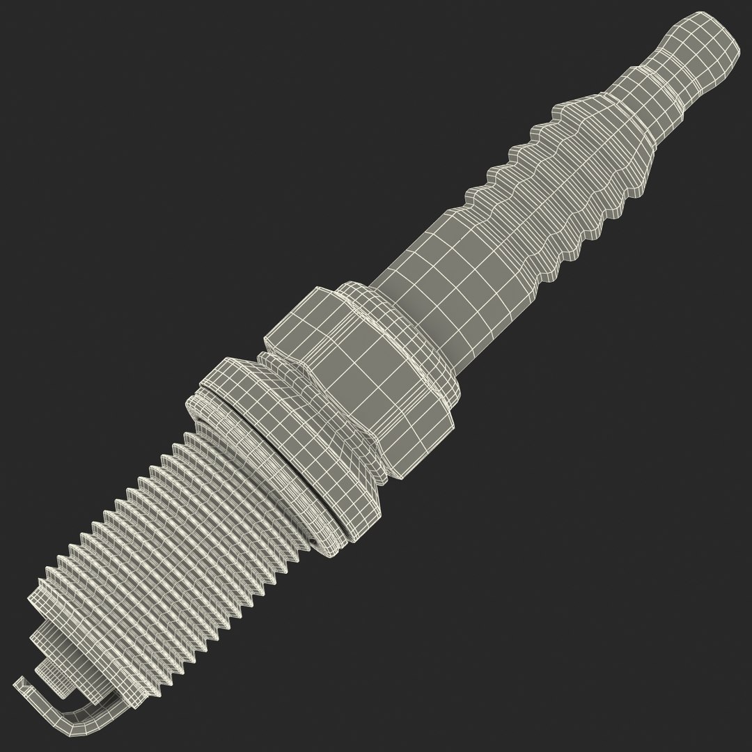 3d model spark plug