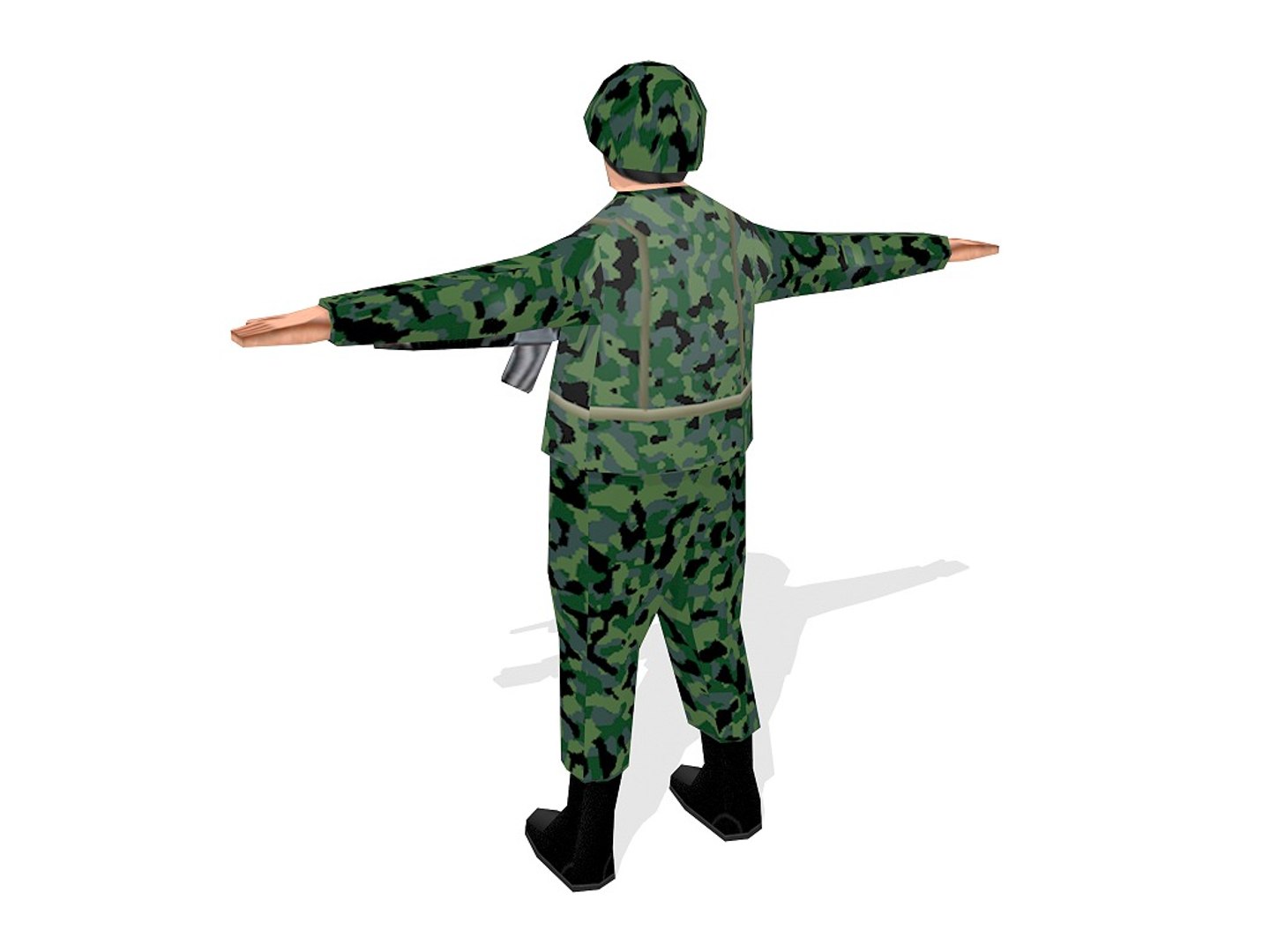 Free Soldier 3d Model