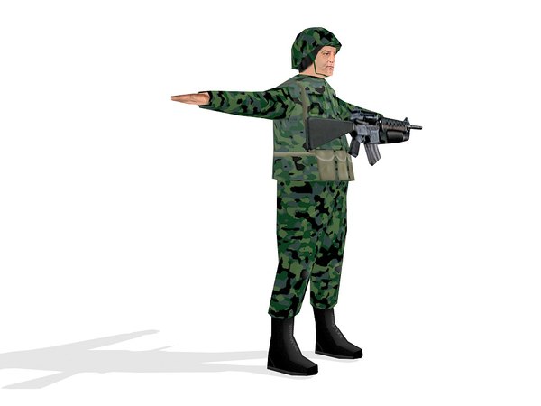 free soldier 3d model