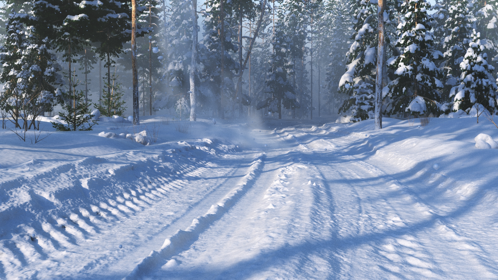 3D Snow Terrain - TurboSquid 1773623