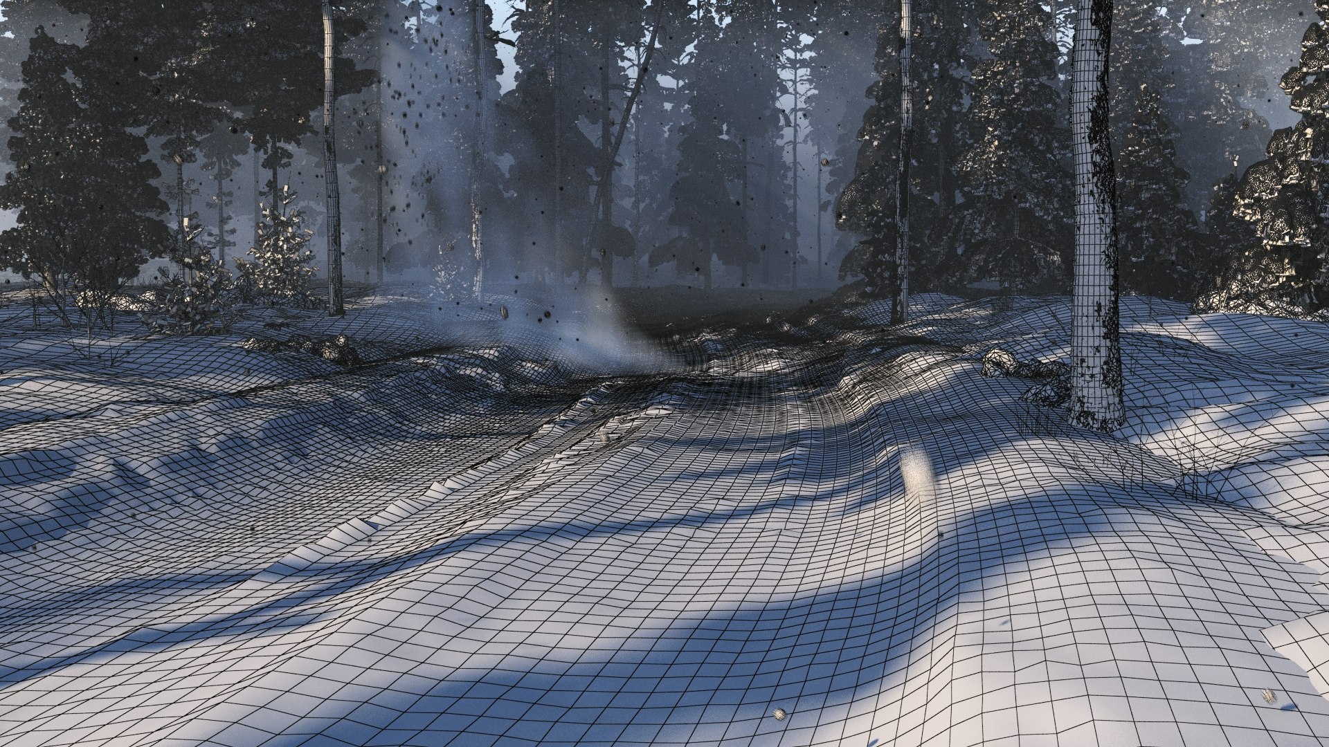 3D Snow Terrain - TurboSquid 1773623