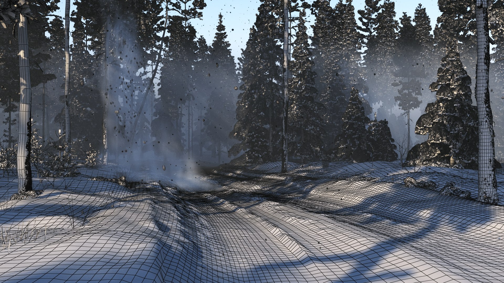 3D Snow Terrain - TurboSquid 1773623