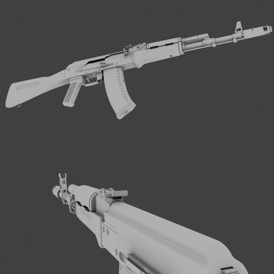3d Guns Ak-74n Aks-74n Model