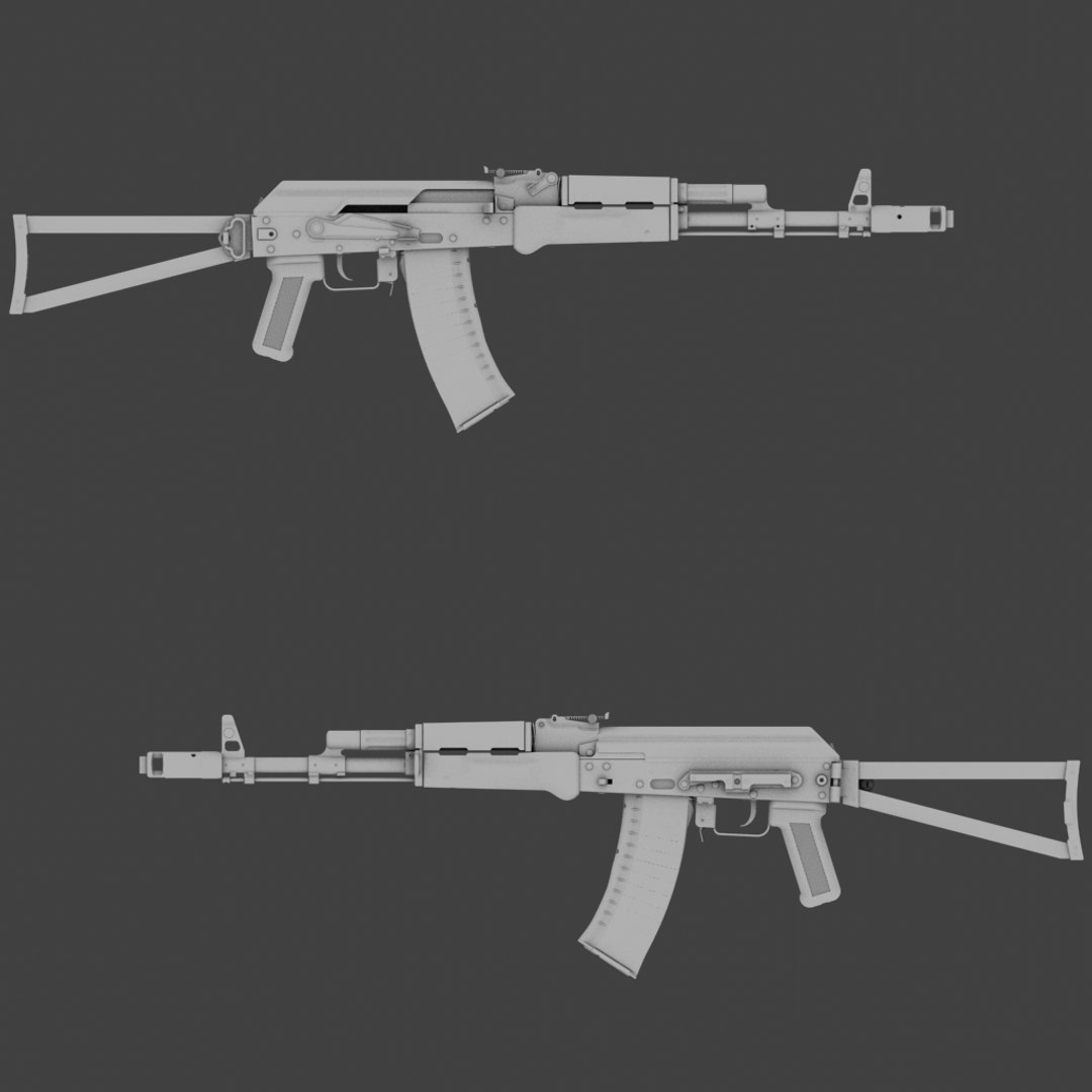 3d Guns Ak-74n Aks-74n Model