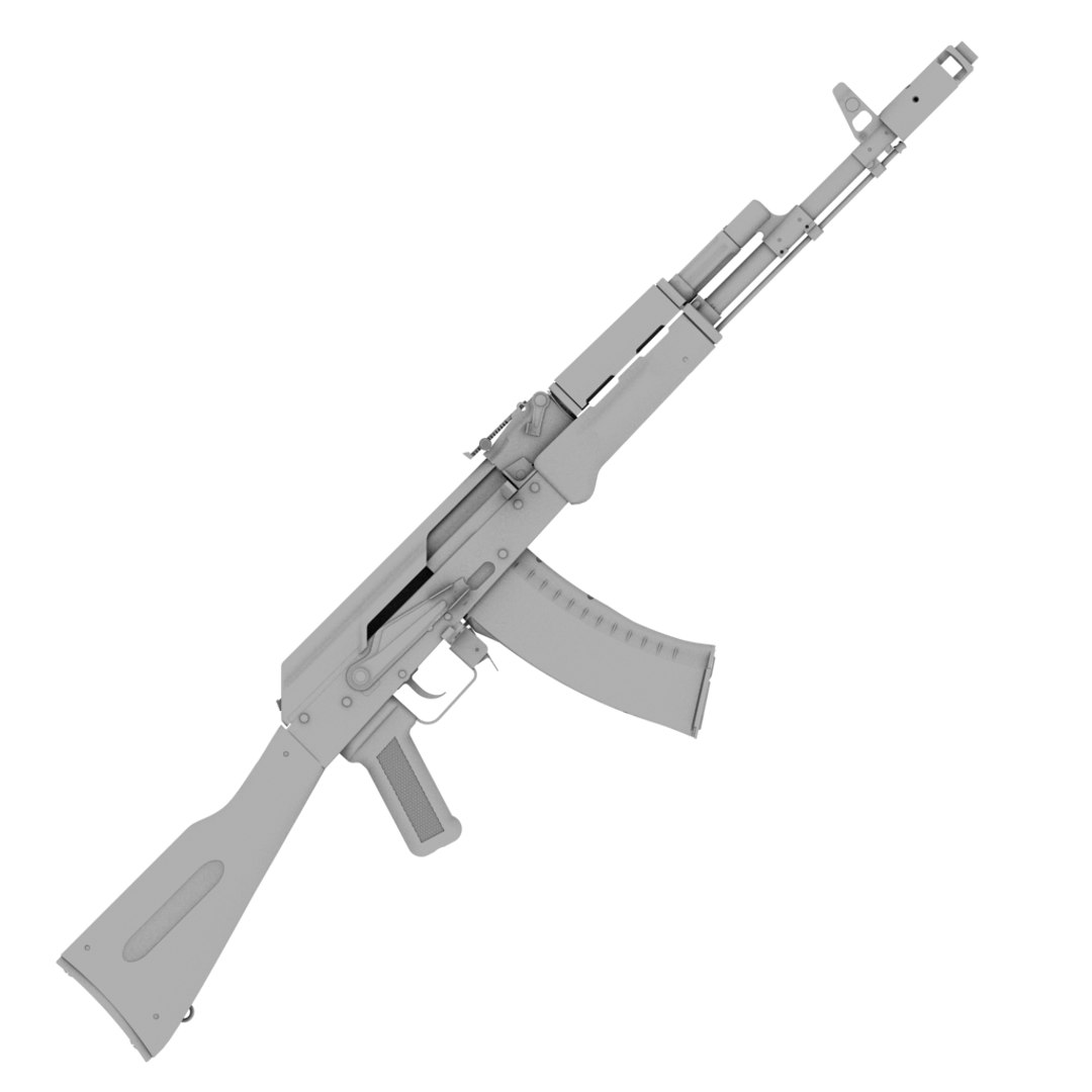 3d Guns Ak-74n Aks-74n Model