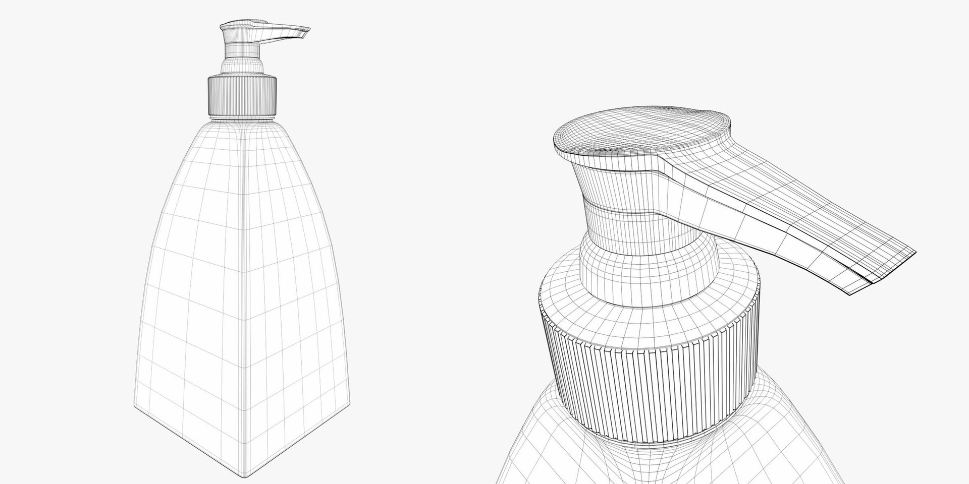 Porcelain soap dispenser 3D model - TurboSquid 2099792