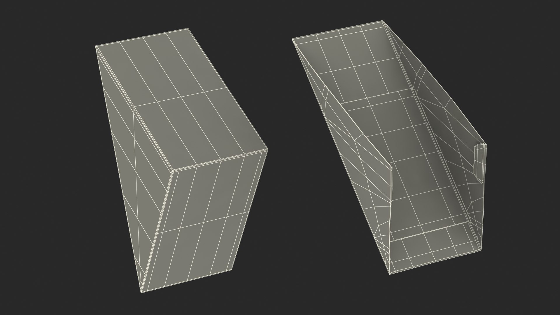 3D Paperboard Medium Sandwich Box - TurboSquid 2018113