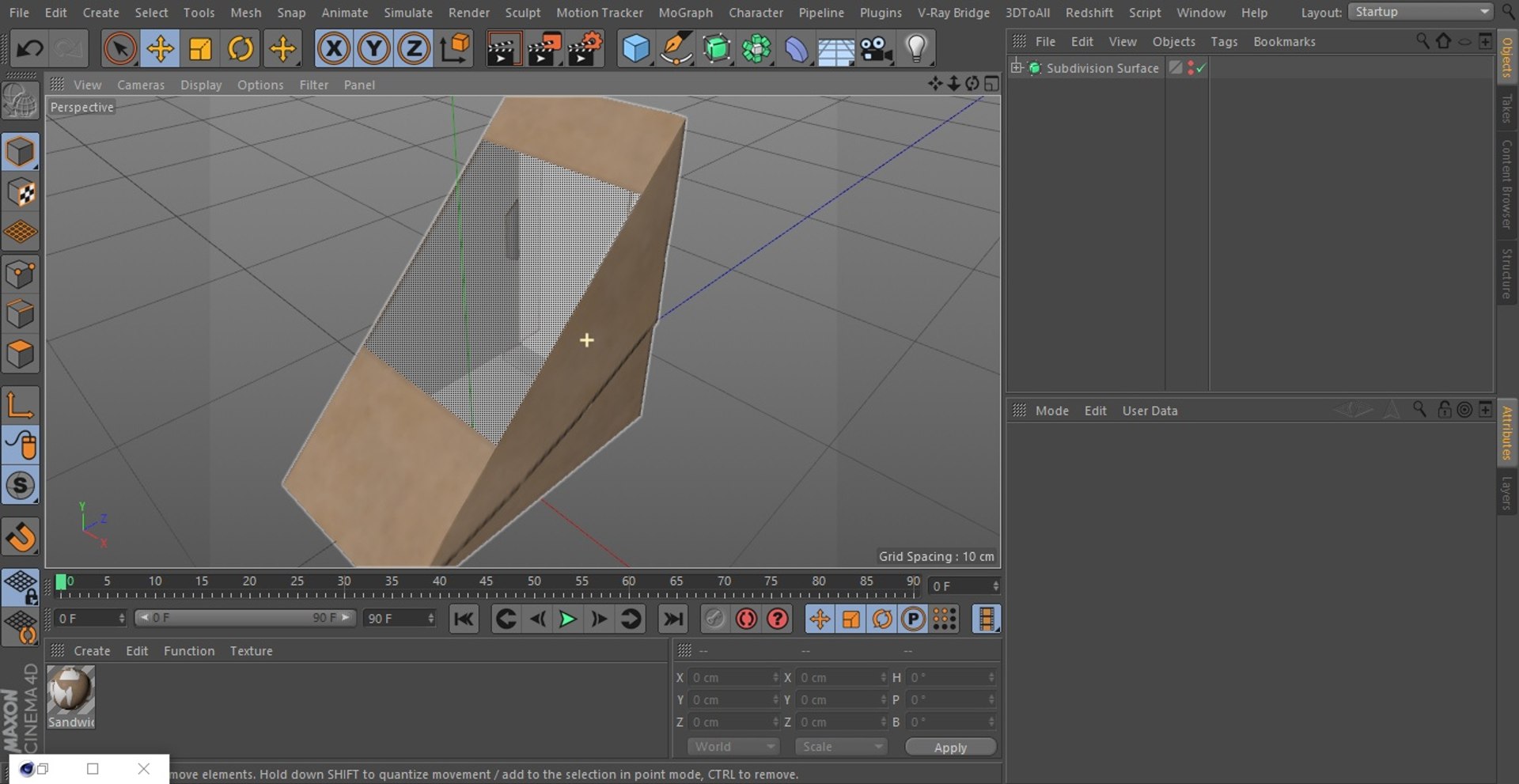 3D Paperboard Medium Sandwich Box - TurboSquid 2018113