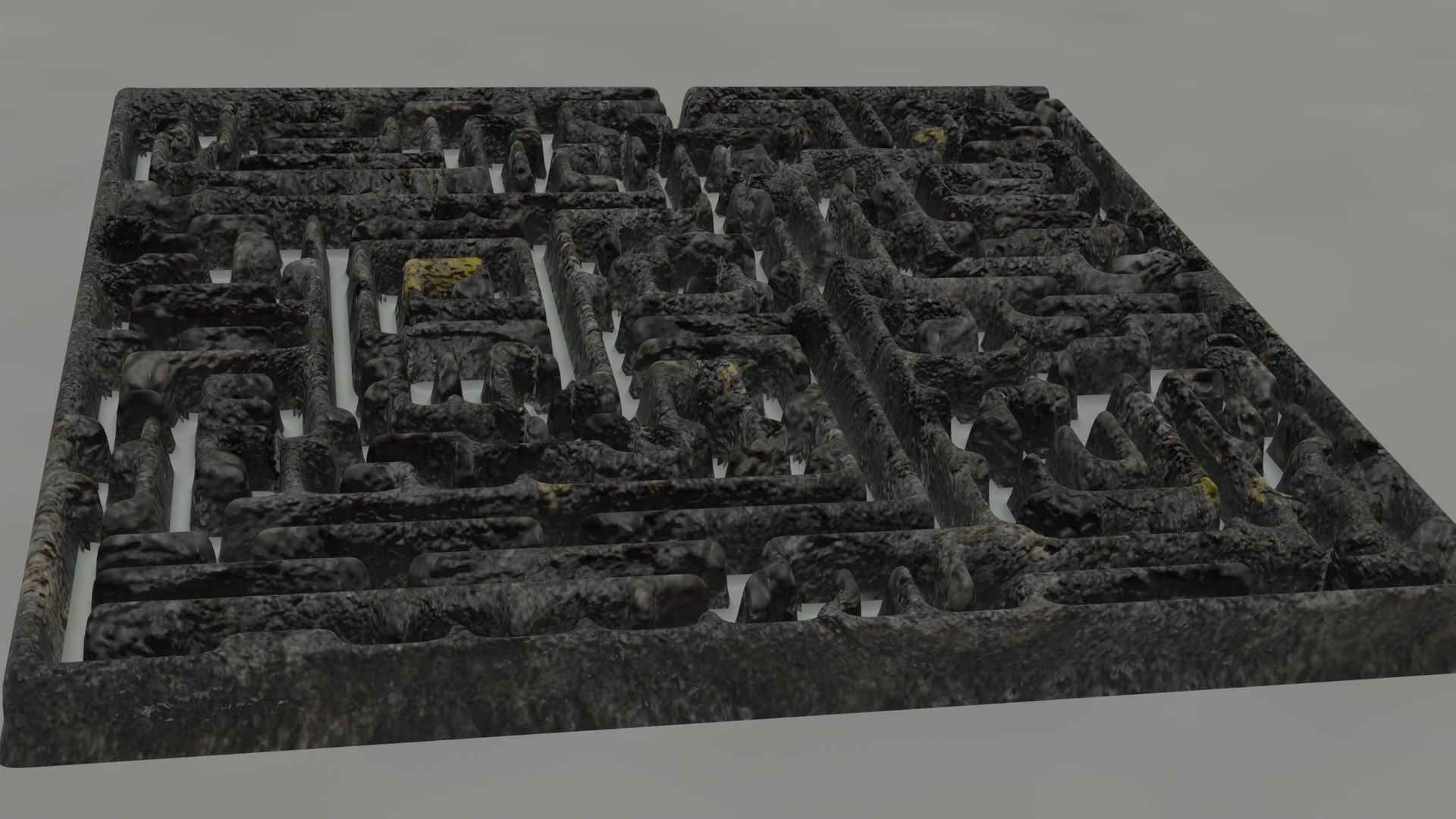Rock And Wall Maze Model - TurboSquid 1970062
