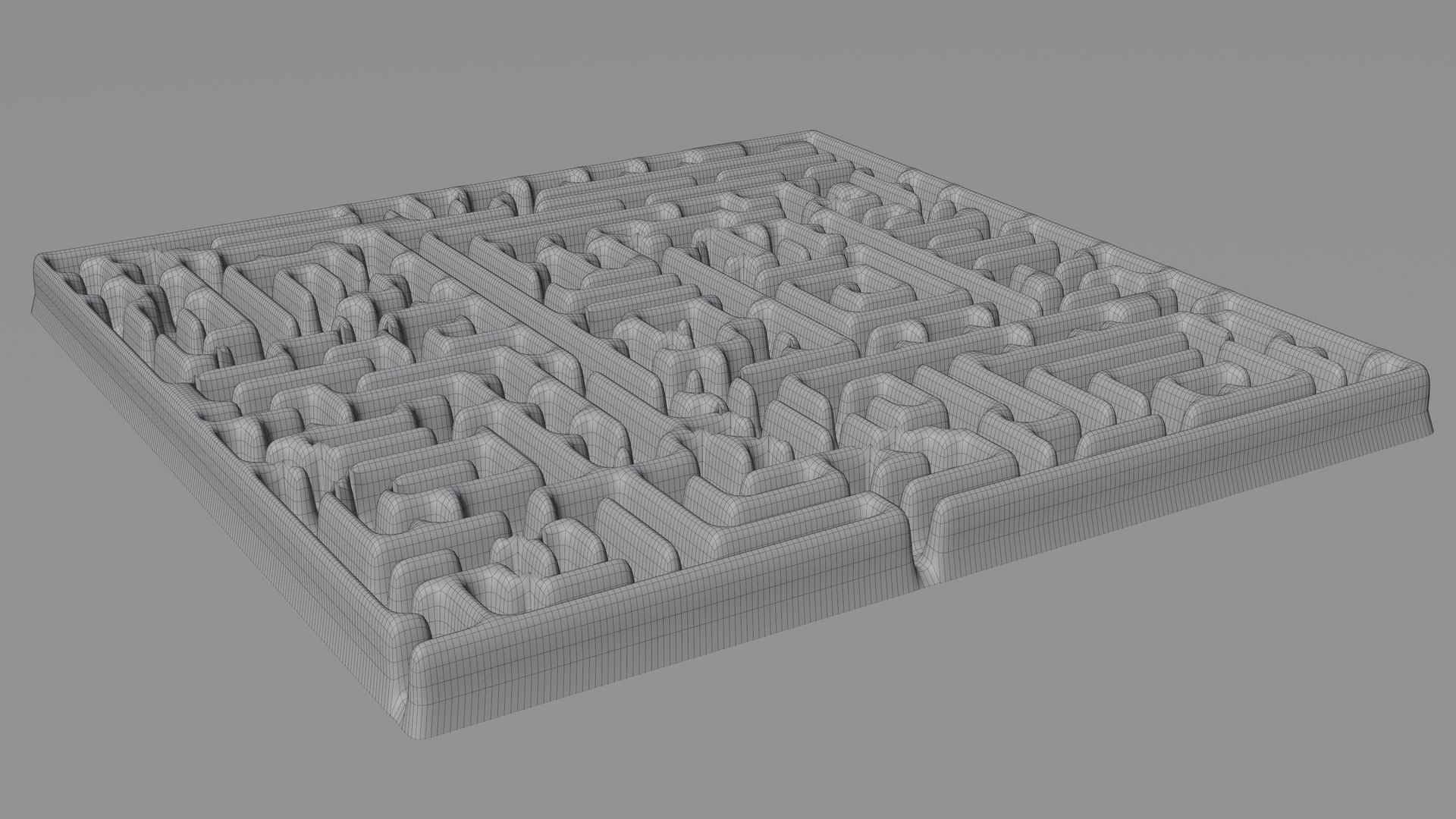 Rock And Wall Maze Model - TurboSquid 1970062