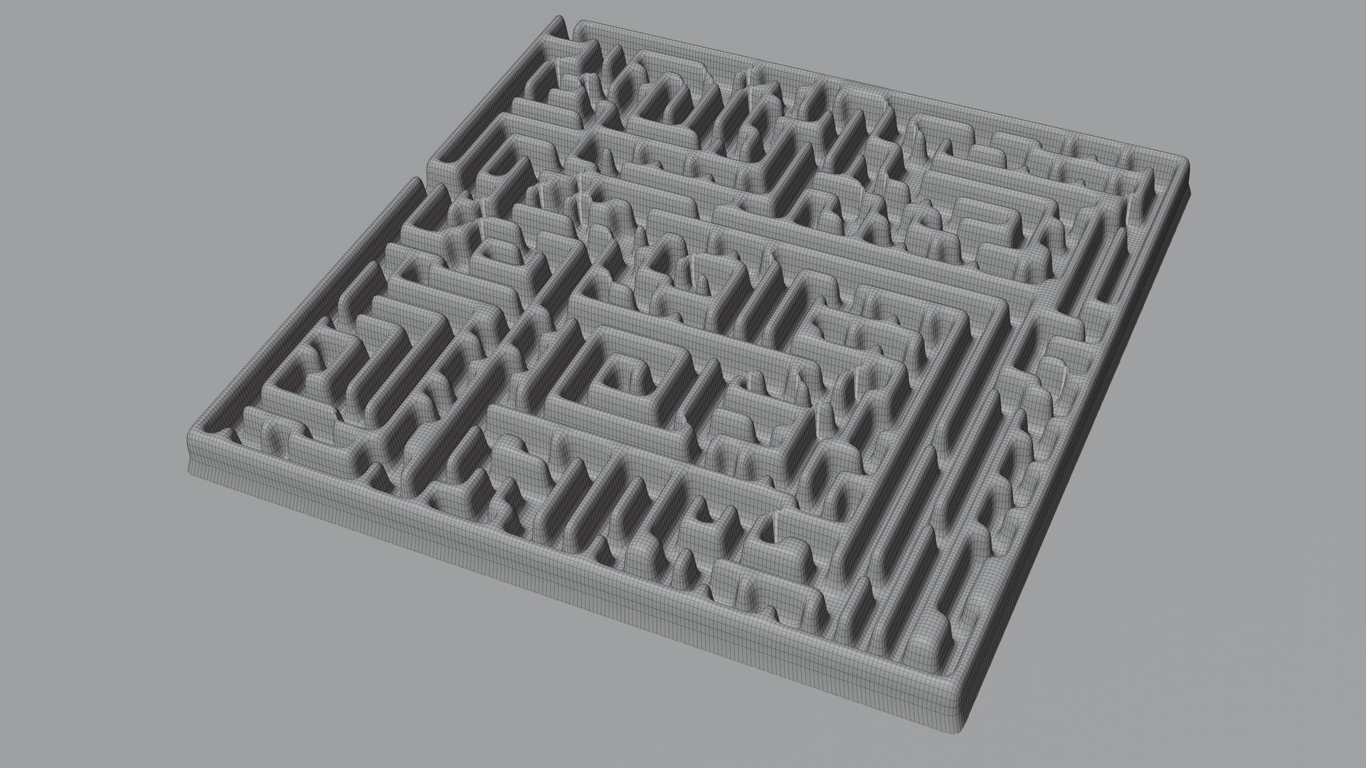 Rock And Wall Maze Model - TurboSquid 1970062