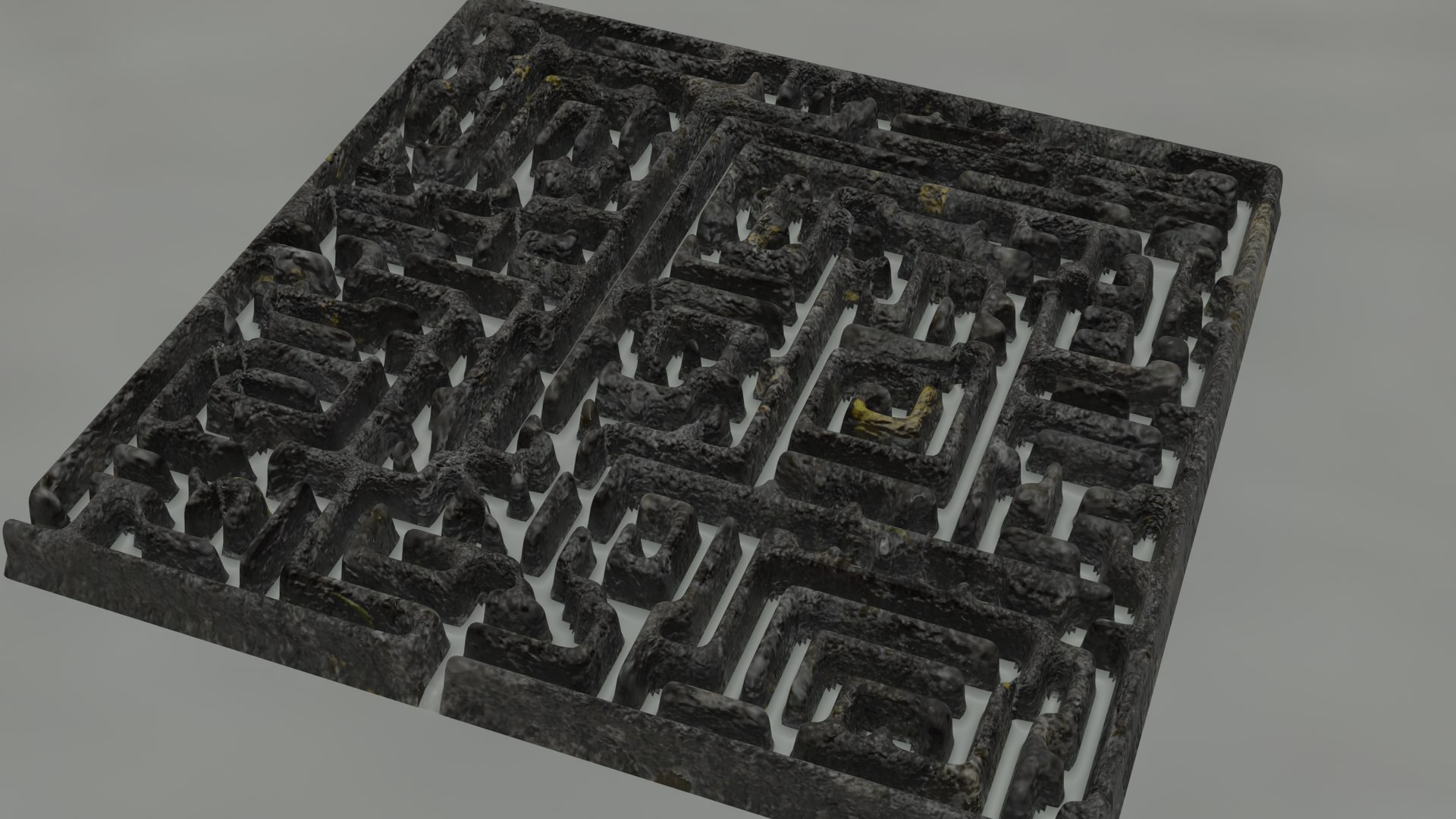 Rock And Wall Maze Model - TurboSquid 1970062
