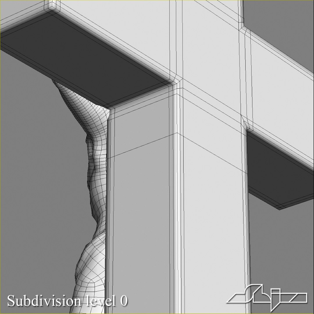 3d Cross Jesus