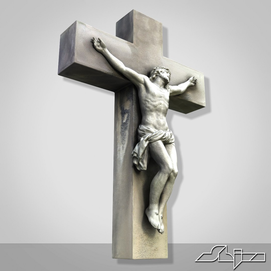 3d Cross Jesus