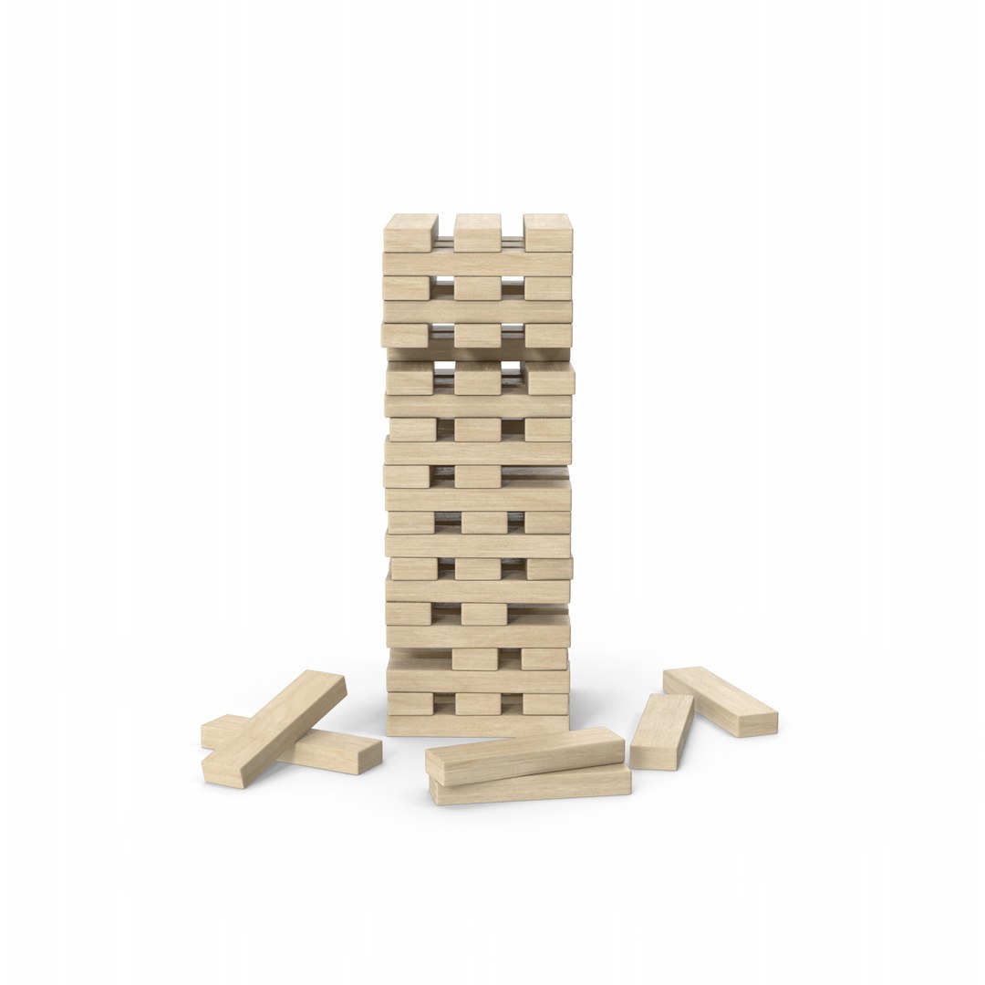 3D Tower Bricks Game - TurboSquid 2053857