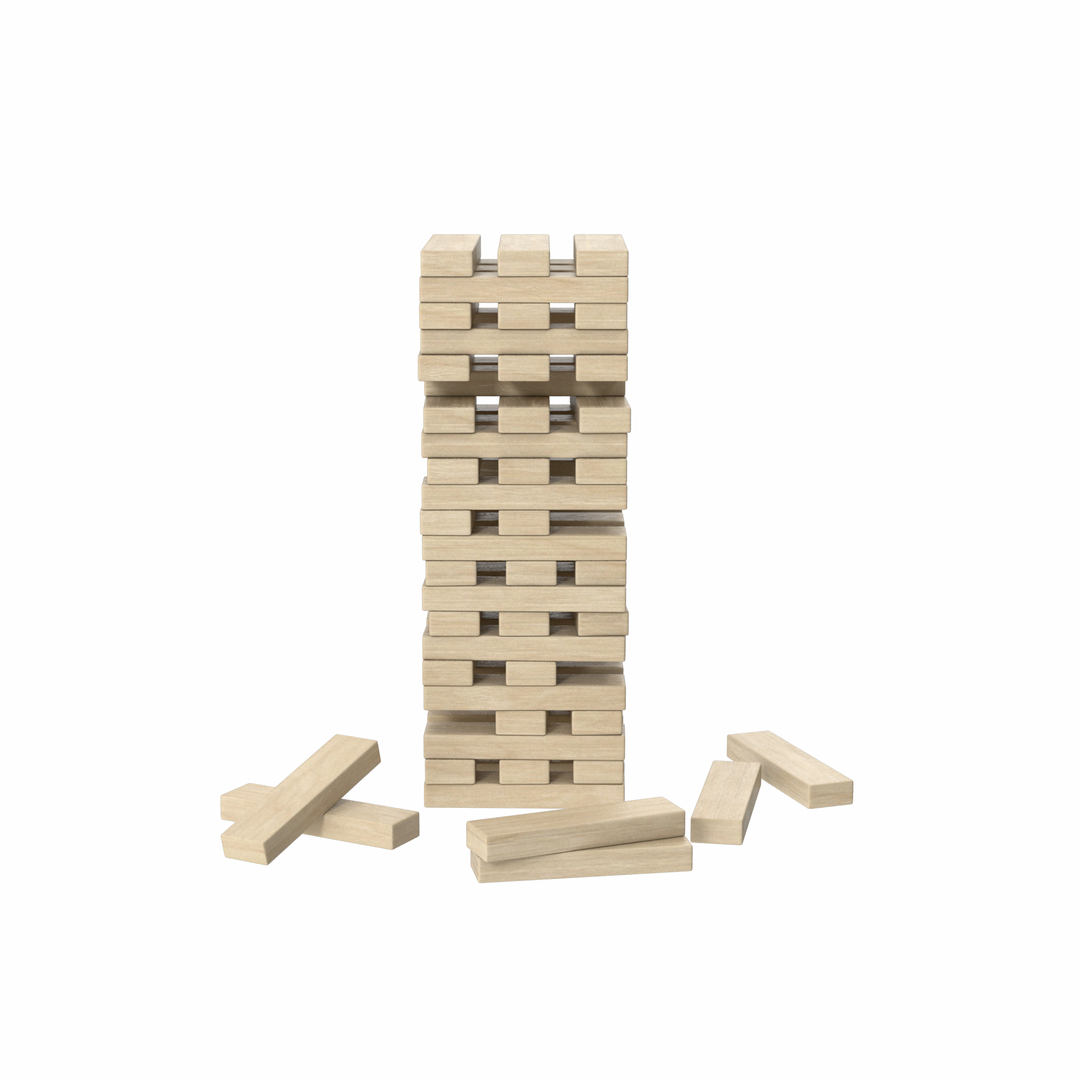 3D Tower Bricks Game - TurboSquid 2053857