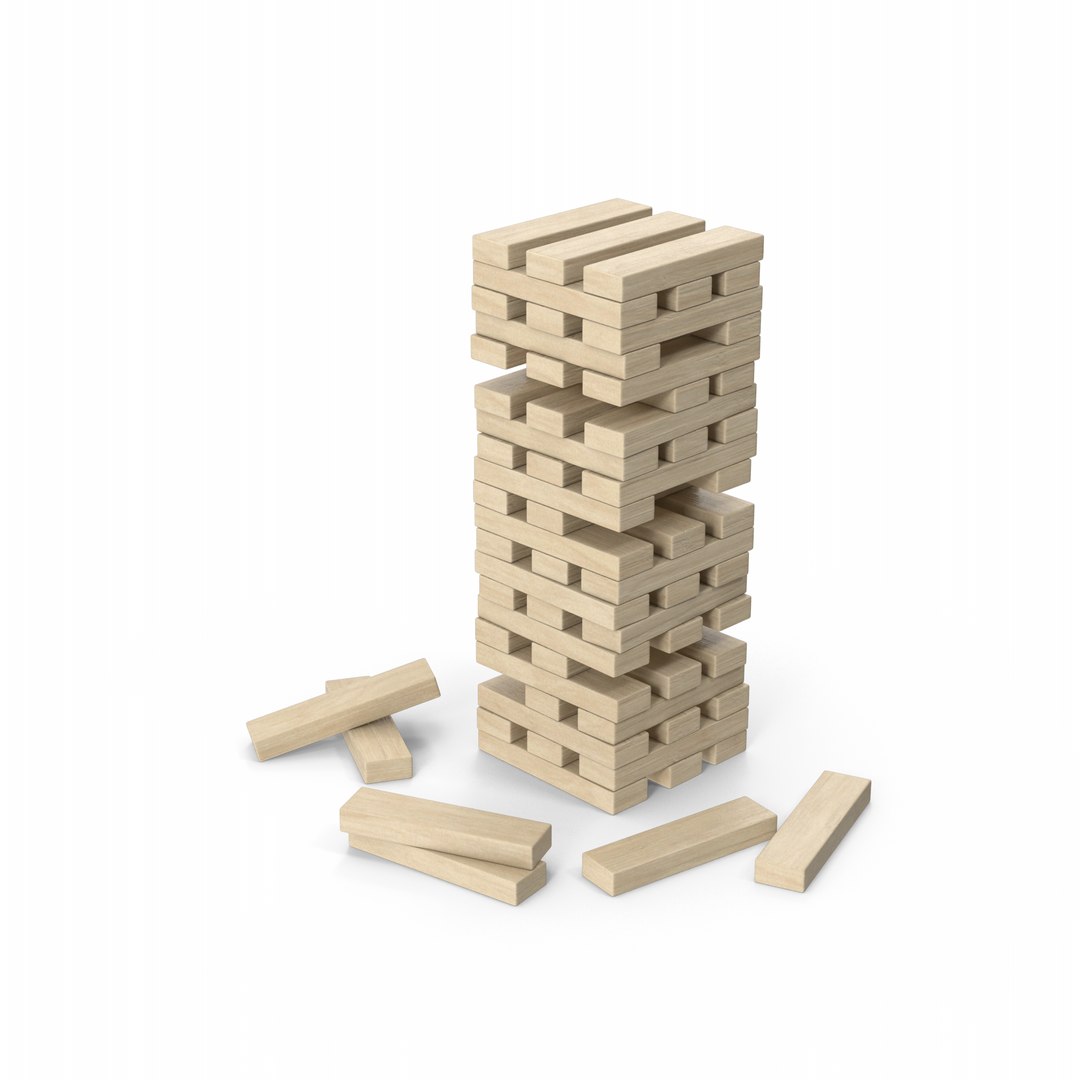 3D Tower Bricks Game - TurboSquid 2053857