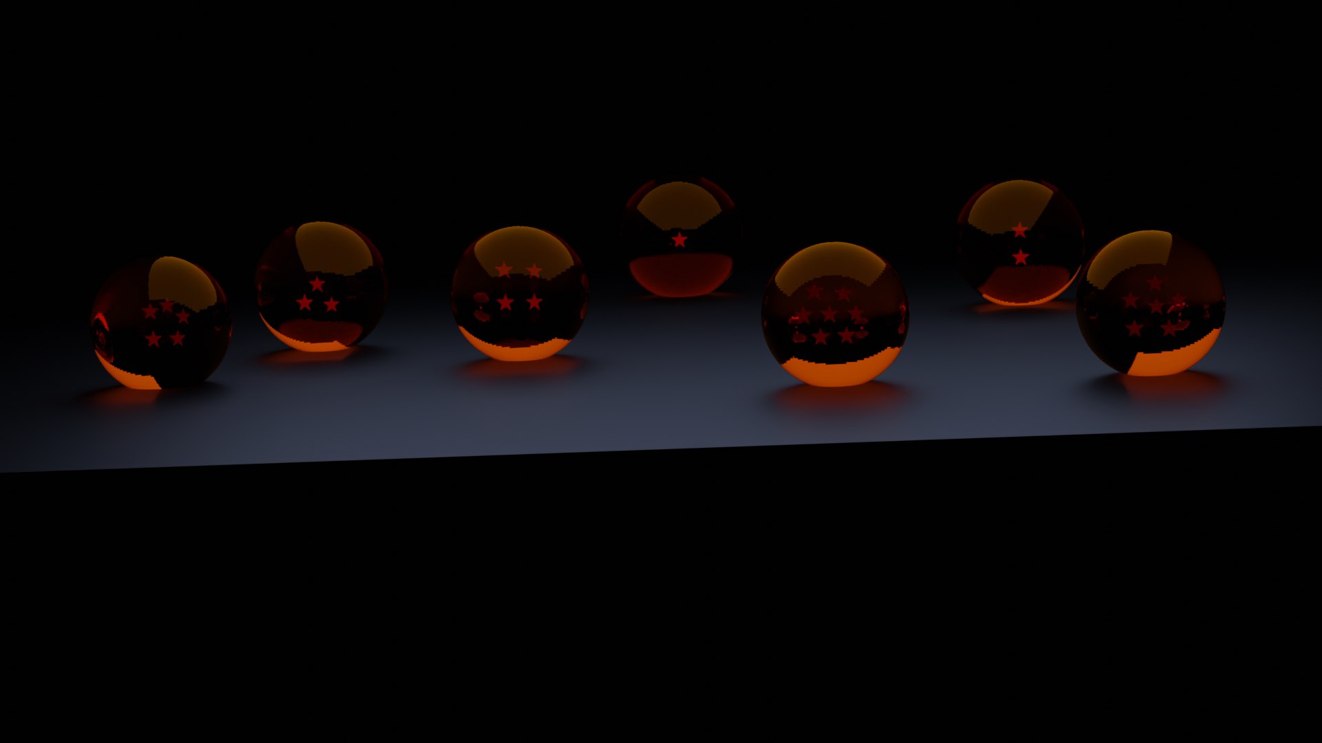 Dragon Ball Inspired 3D Spheres - High-Quality Blender Model 3D Model ...