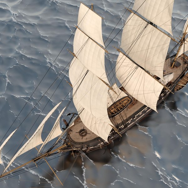 HMS Beagle 1831 - Charles Darwin 3D 모델 - TurboSquid 1928796