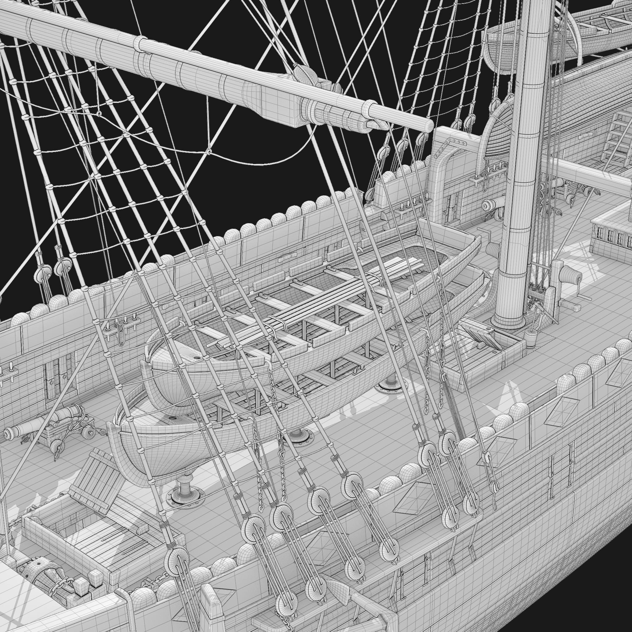 HMS Beagle 1831 - Charles Darwin Modelo 3D - TurboSquid 1928796