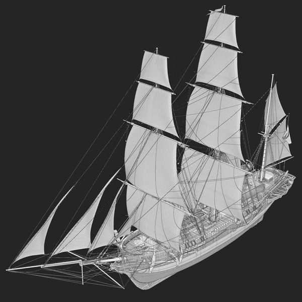 HMS Beagle 1831 - Charles Darwin 3D-Modell - TurboSquid 1928796