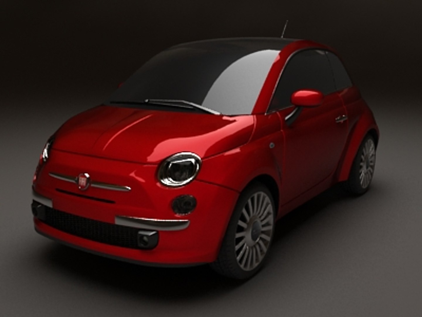 3d New Fiat 500 Model