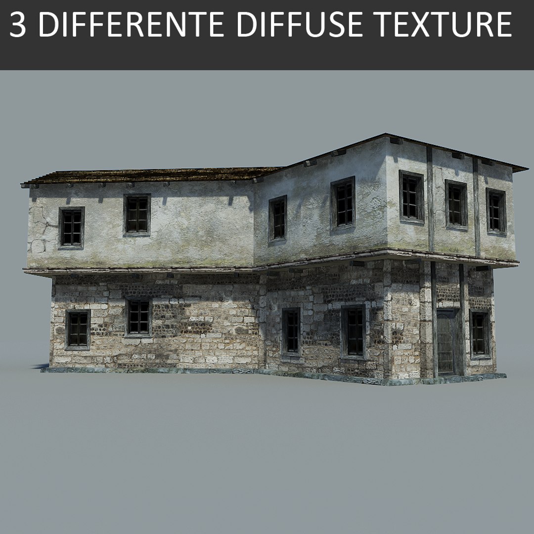3d Model Old House