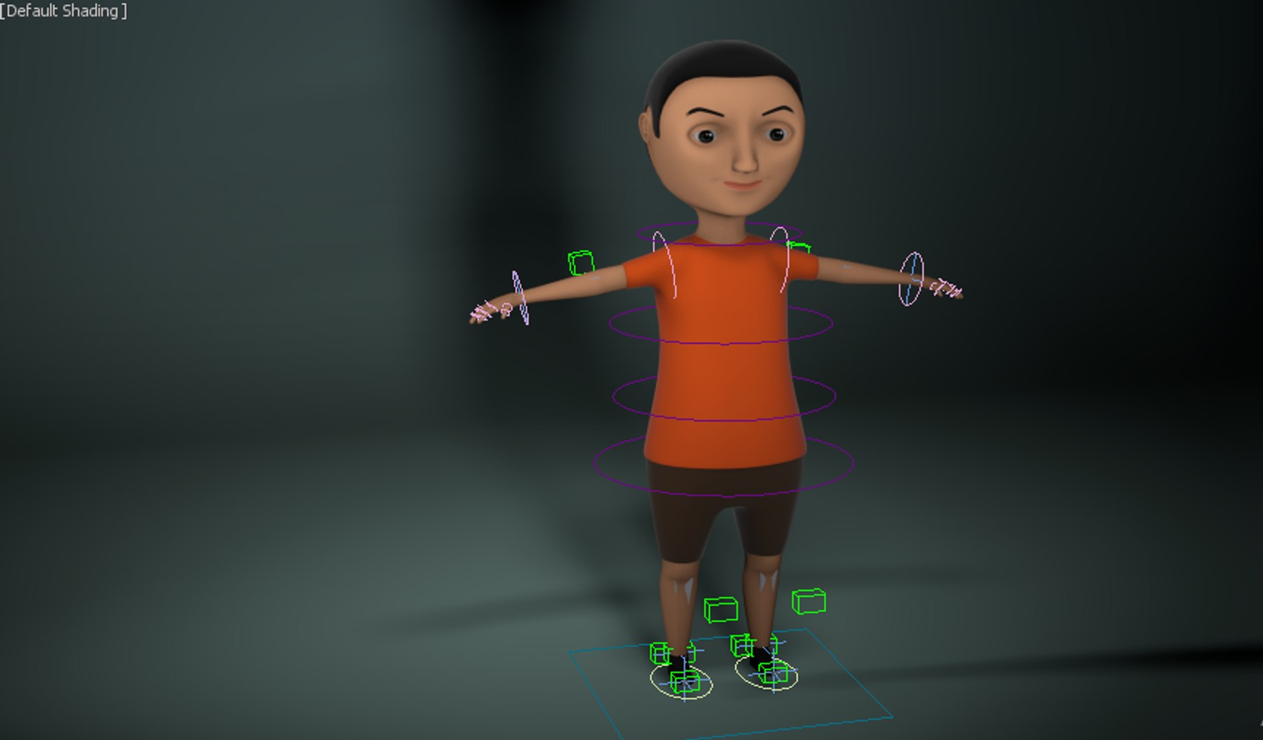 Cartoon Kid Rigged Low-poly 3D Model Model - TurboSquid 2206120