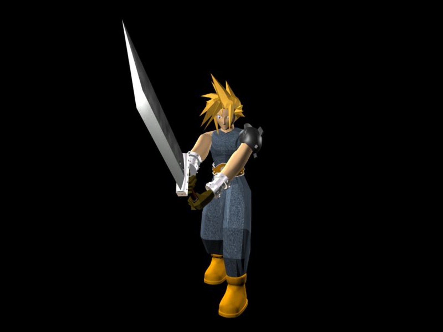 3D model cloud strife final fantasy - TurboSquid 259513