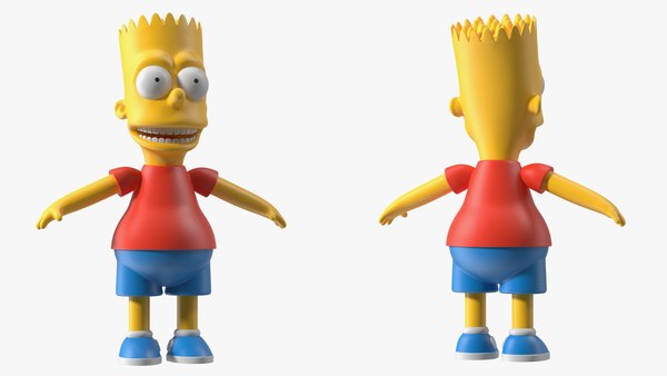 Bart Simpson Character Rigged for Modo 3D 모델 - TurboSquid 1965011