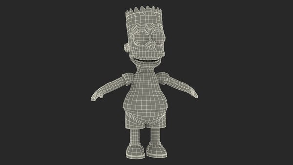 Bart Simpson Character Rigged for Modo 3D model - TurboSquid 1965011