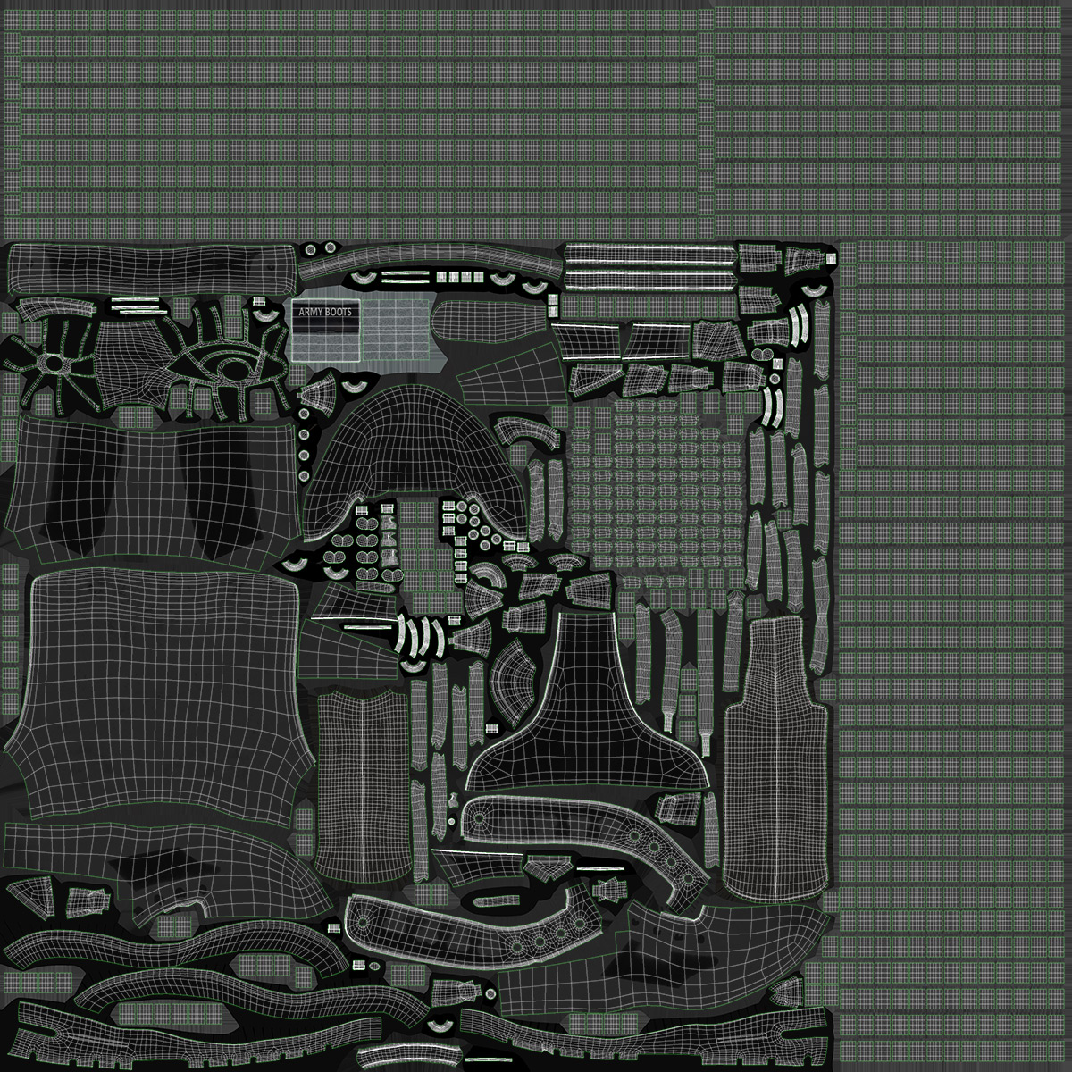 Army Boots 8K PBR Textures 3D - TurboSquid 1918499