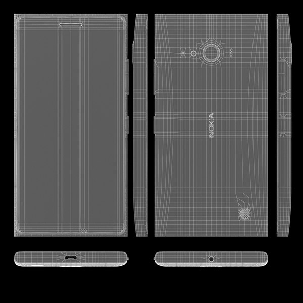 3d model nokia lumia 735