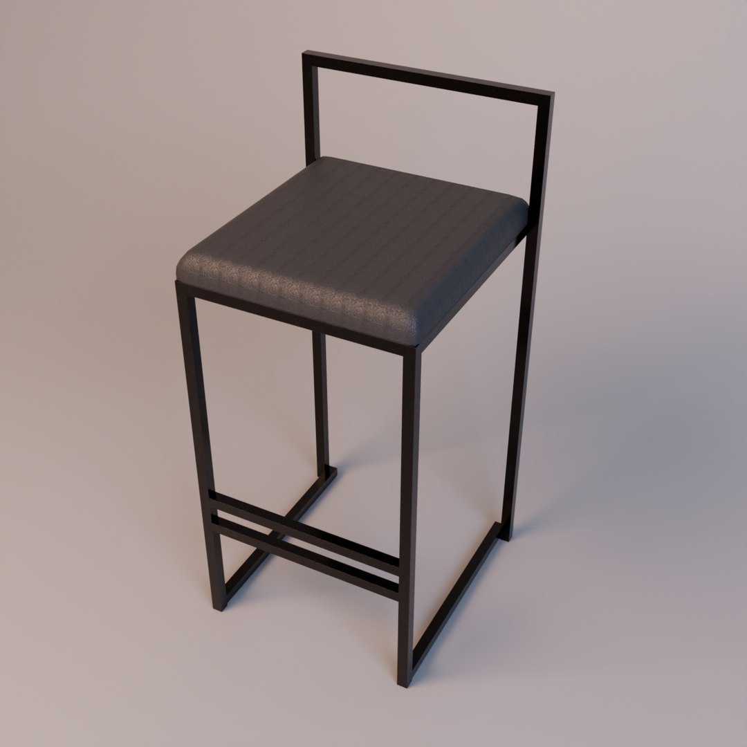 Free 3D Bar Stool Model - TurboSquid 2238501