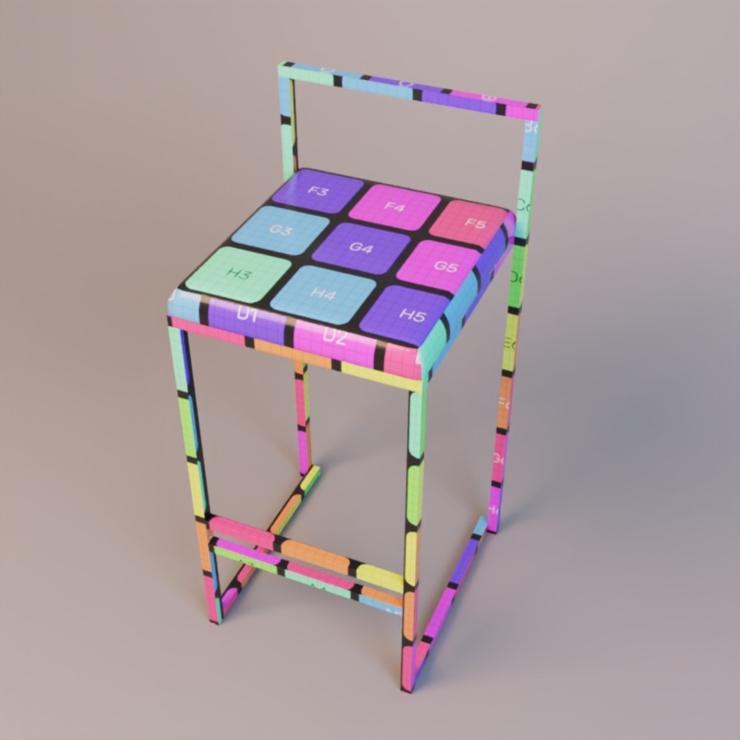Free 3D Bar Stool Model - TurboSquid 2238501