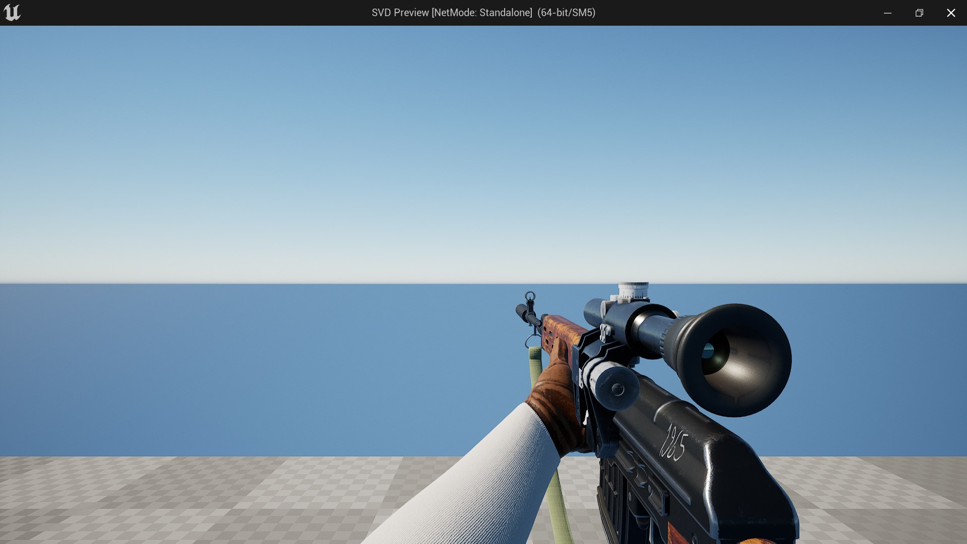 SVD Sniper Rifle Fps - Tps 3D Model - TurboSquid 2406342