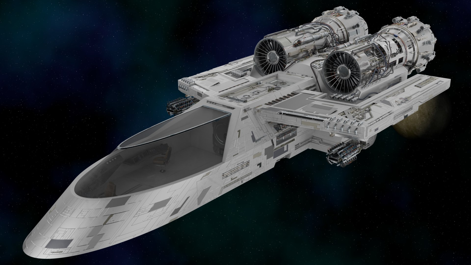 3D Space ship - TurboSquid 2157137