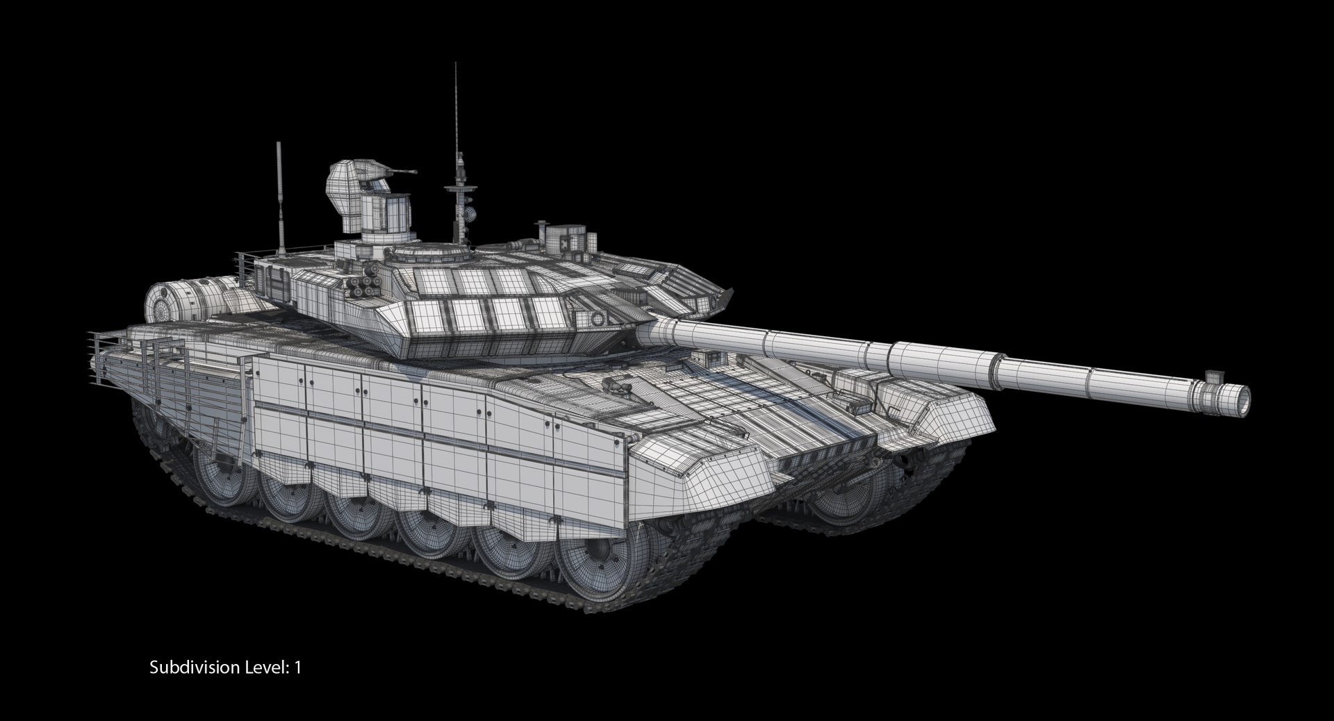 T-90 Ms Winter Model - TurboSquid 1435428