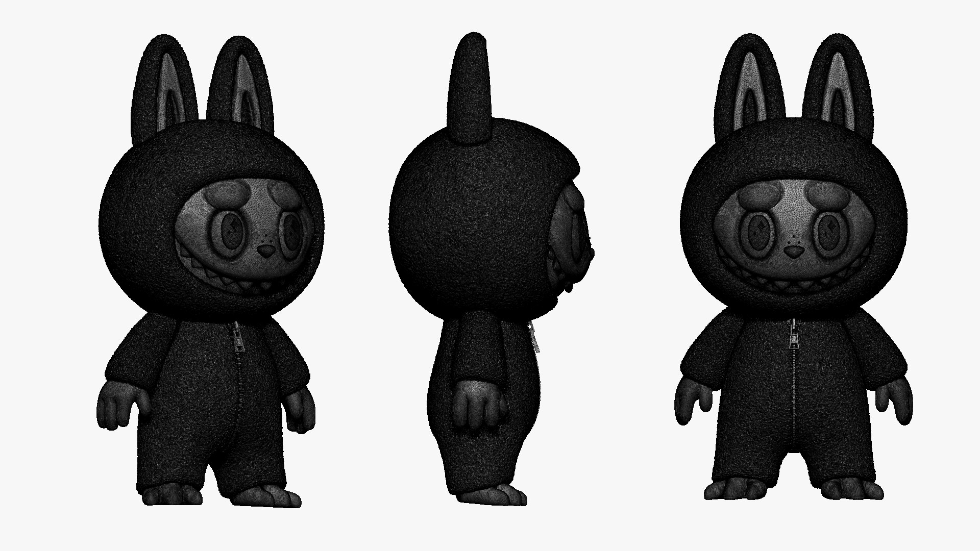 3D Labubu Doll The Monster - TurboSquid 2424393