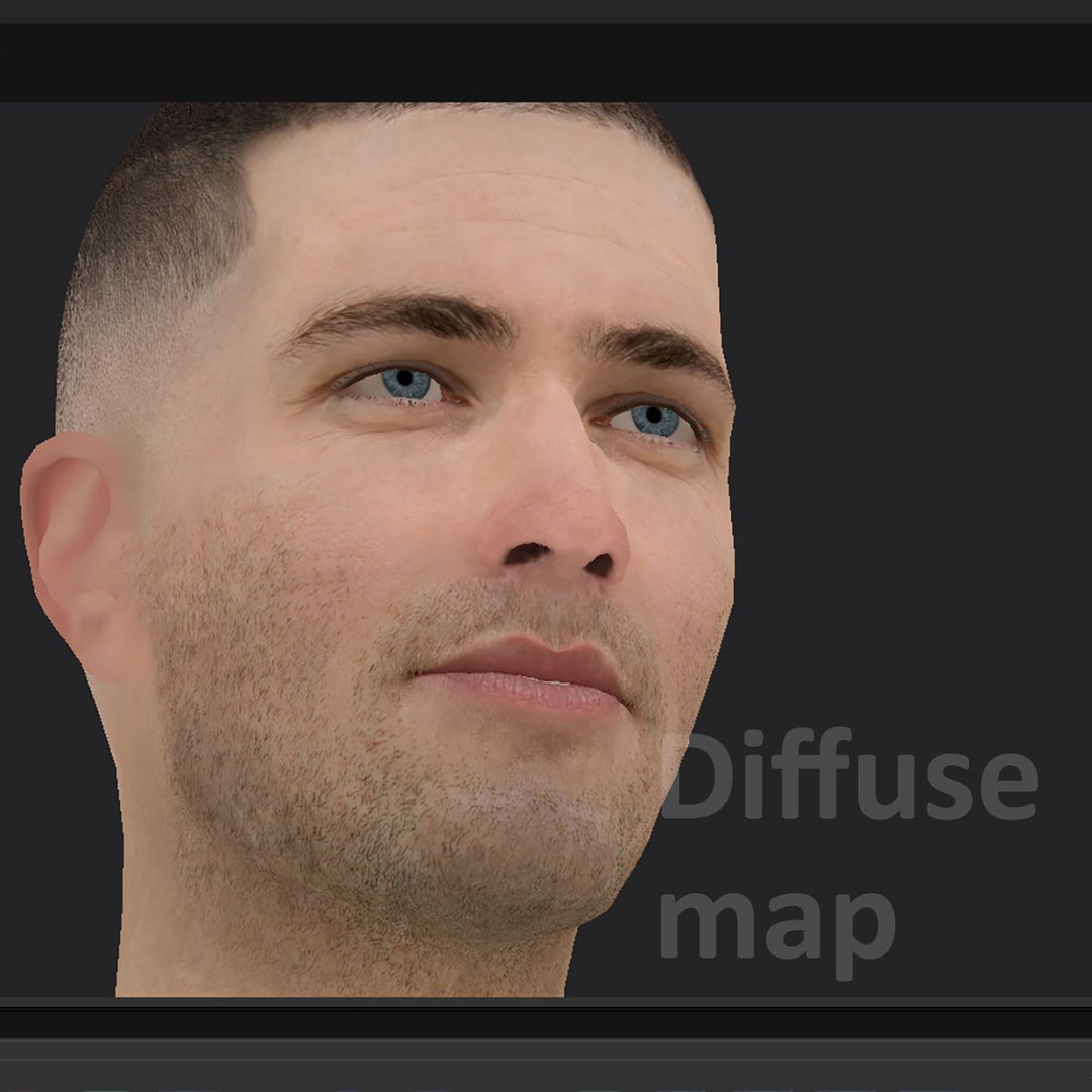 3D man head - TurboSquid 1579509