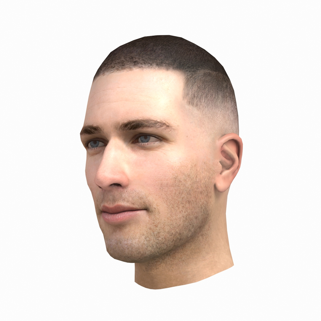 3D man head - TurboSquid 1579509