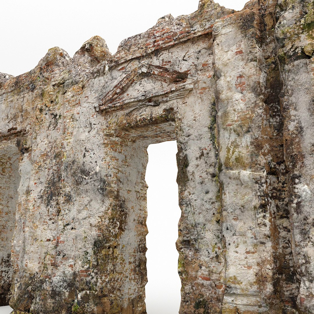 3d Model Ruins Building
