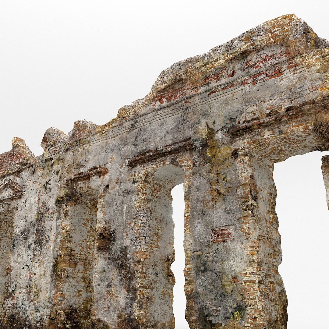 3d Model Ruins Building