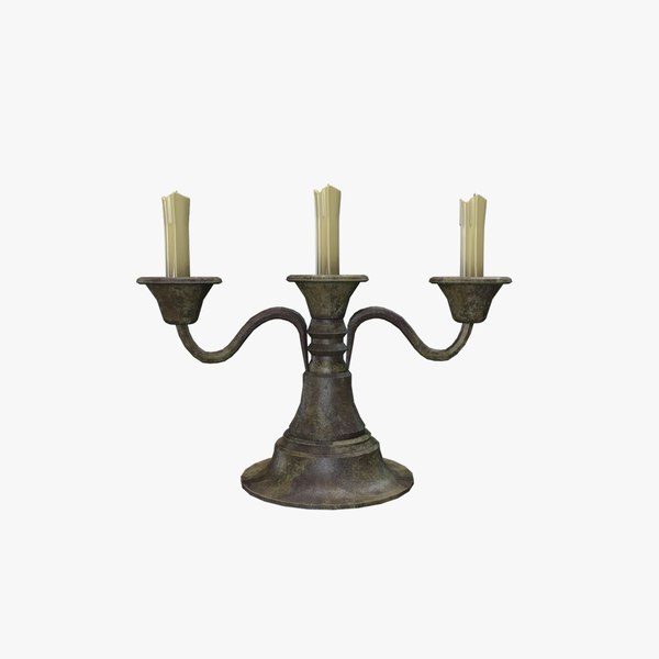 중세 촛대 02 3D 모델 - TurboSquid 2310155