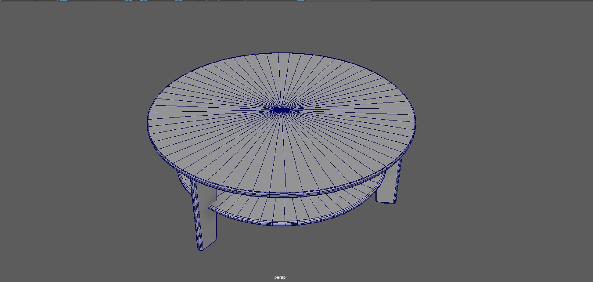 3D Modern Round Coffee Table Model - TurboSquid 2371014