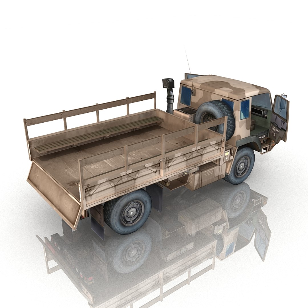 Military Truck M1078 Cargo 3d Model